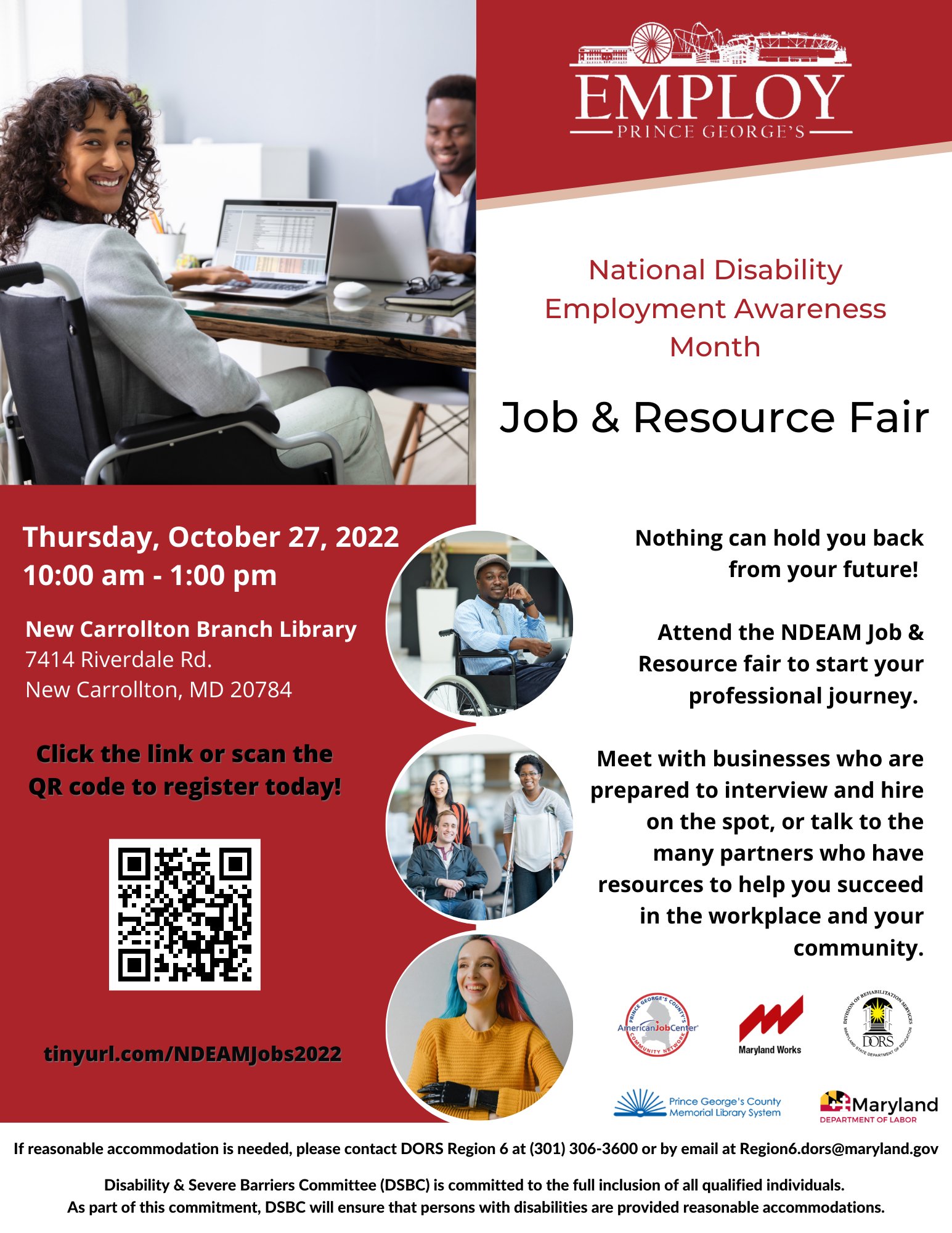 National Disability Employment Awarness Month Job and Resource Fair ...